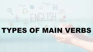 Kinds of verbs | PPTX