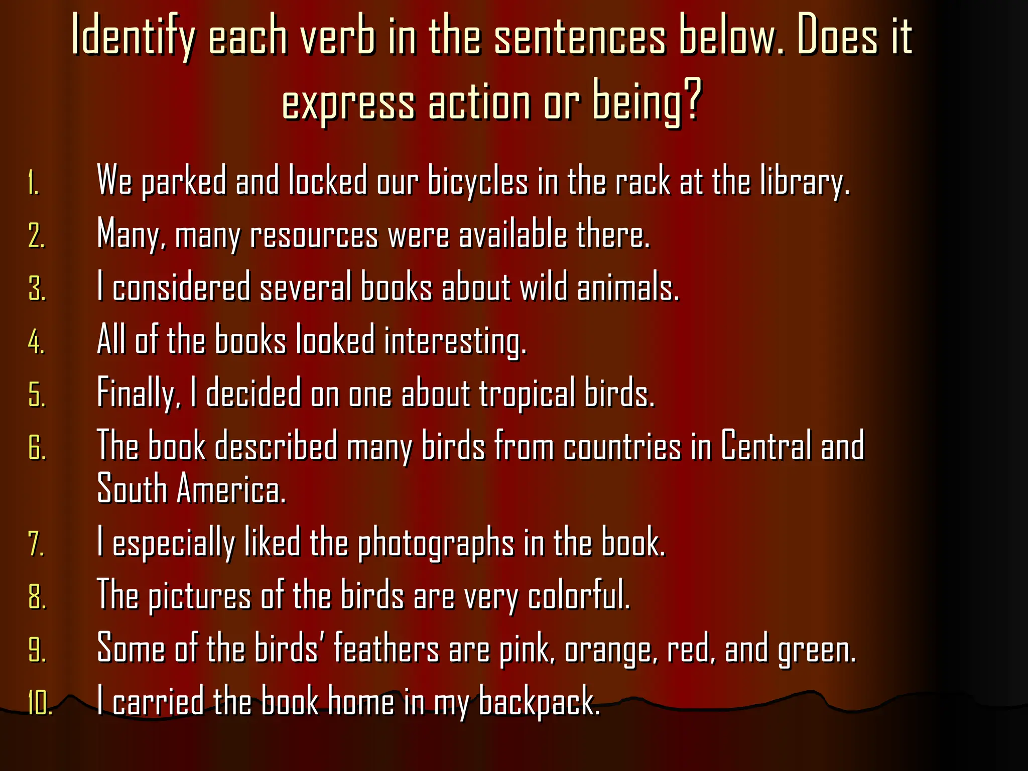 Kinds of verbs in English (Grammar) .ppt