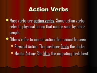 Kinds of verbs in English (Grammar) .ppt