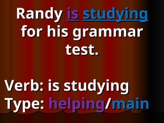 Kinds of verbs in English (Grammar) .ppt
