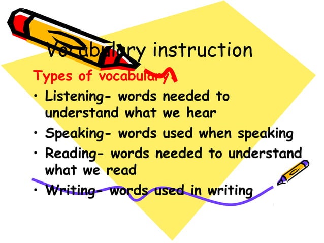 Kinds of vocabulary | PPT