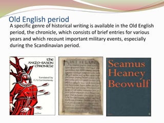 Kindsofwriting Histoical Context | PPTX