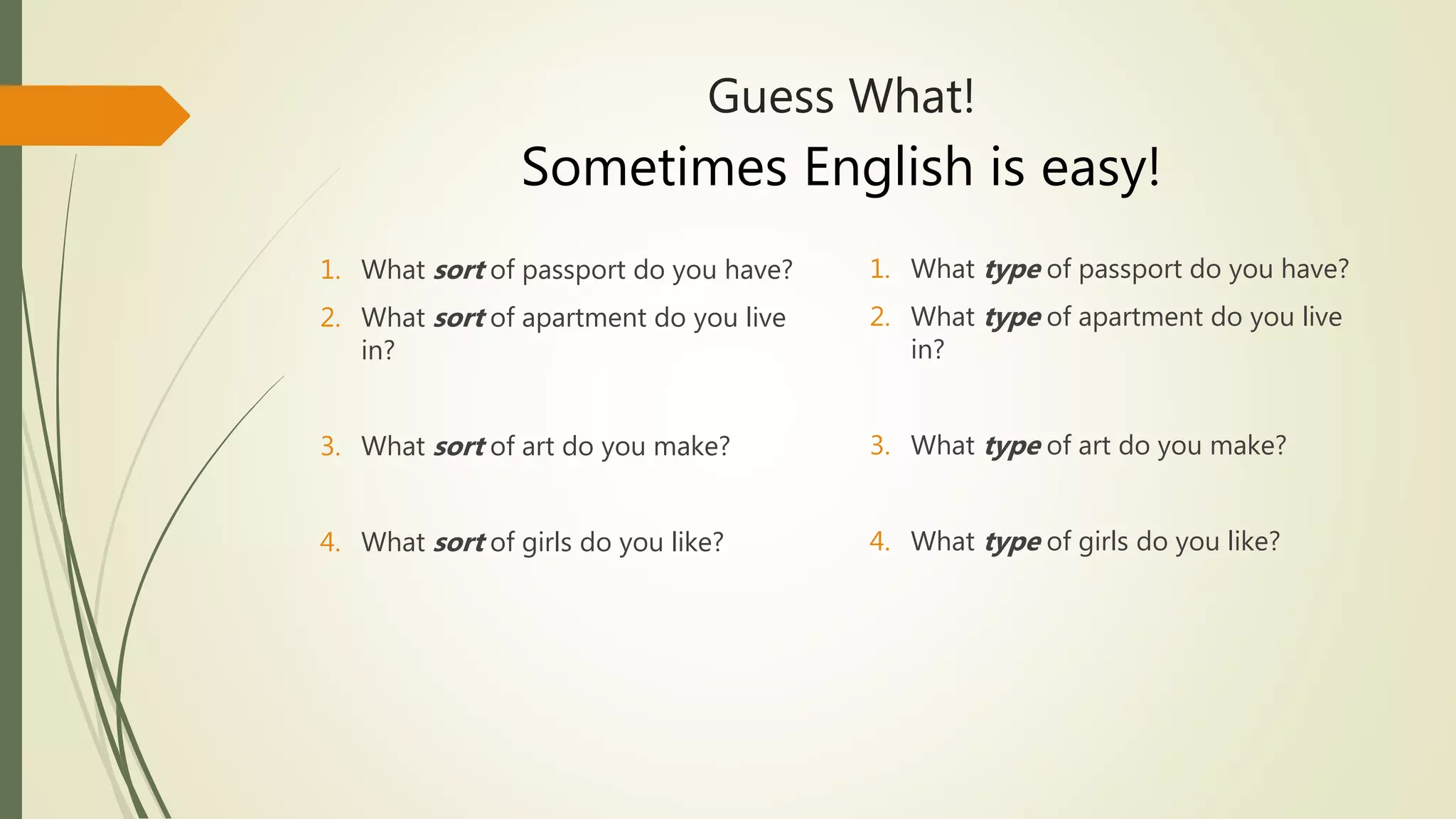 Kinds Sorts Types | PPT