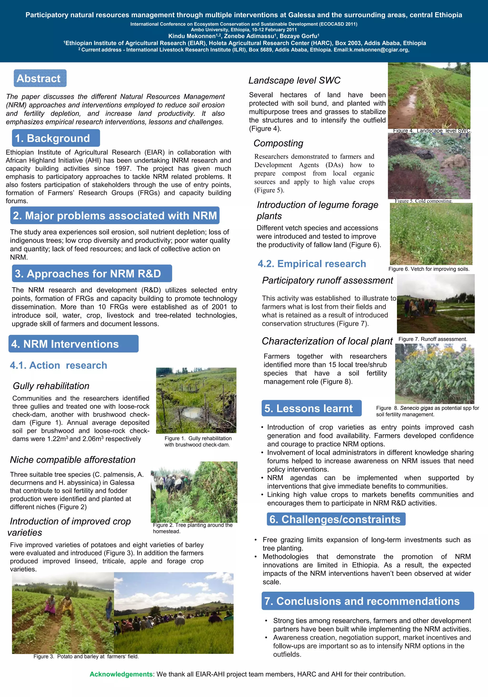 Participatory natural resources management through multiple ...