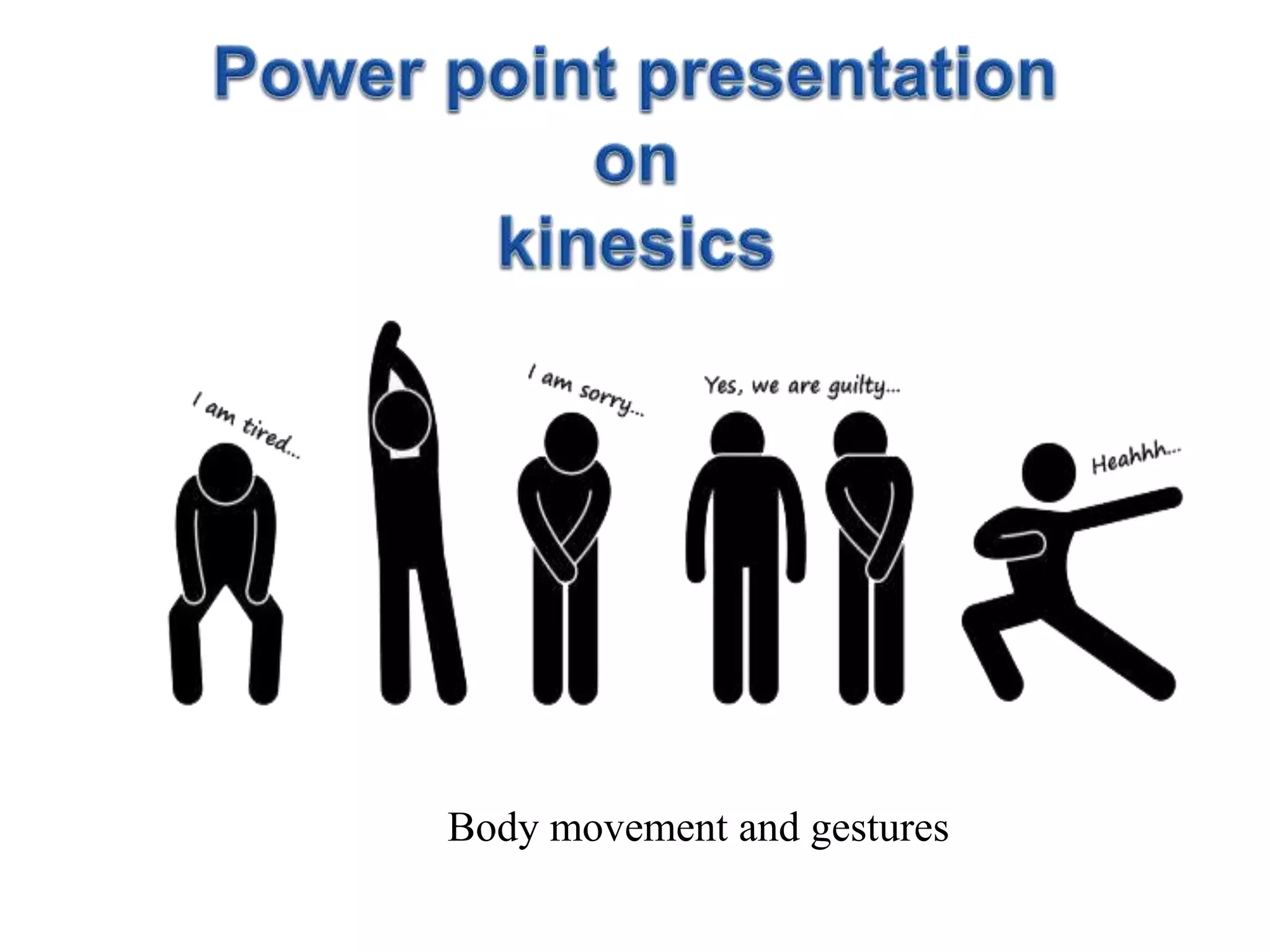 Kinesics | PPT