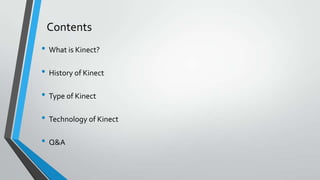Kinect | PPT