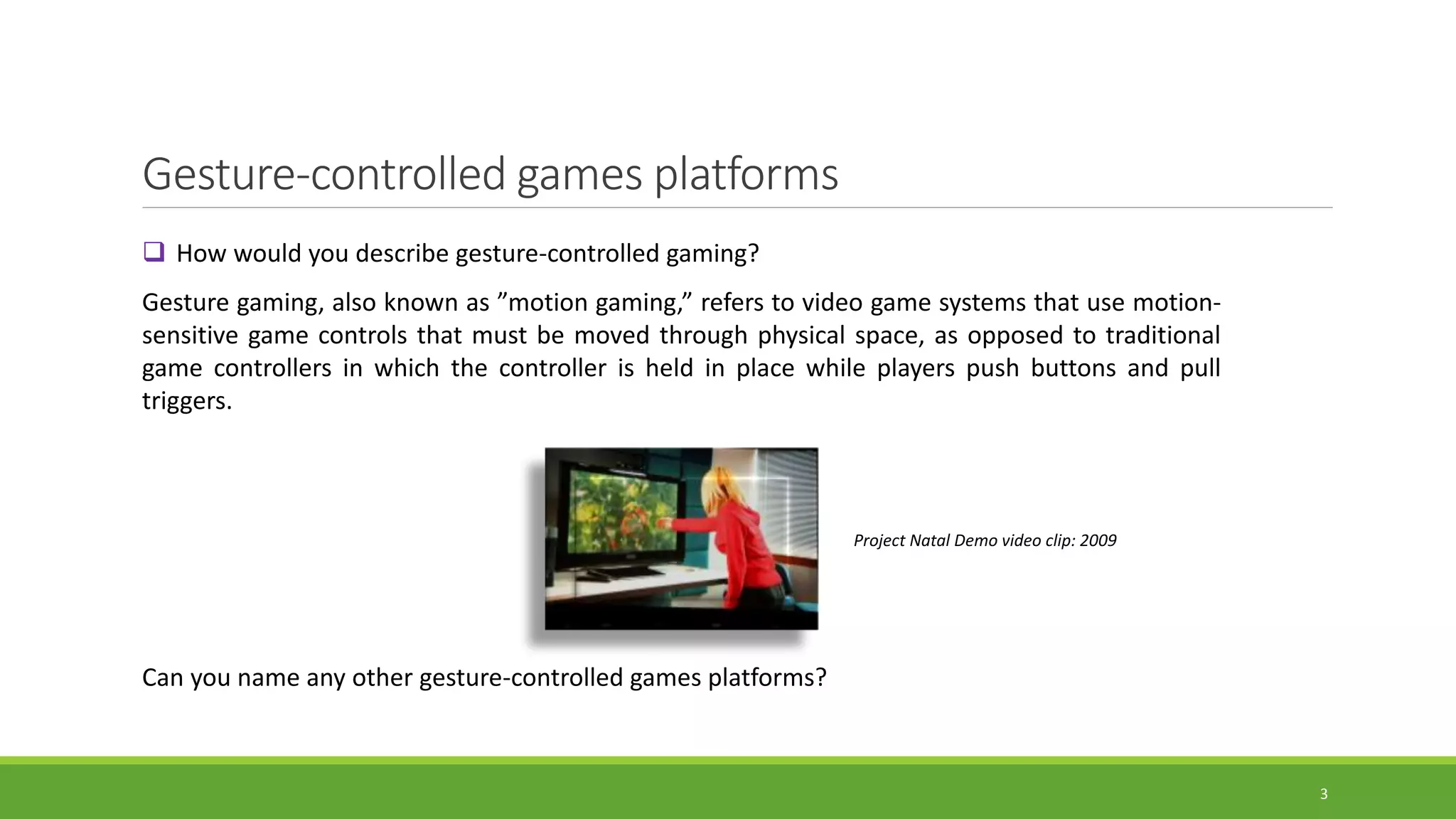 Kinect for Xbox 360: the world's first viral 3D technology | PPTX