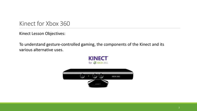 Kinect for Xbox 360: the world's first viral 3D technology | PPT