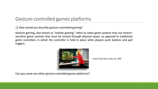 Kinect for Xbox 360: the world's first viral 3D technology | PPT