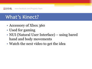 Kinect Awesomeness | PPTX