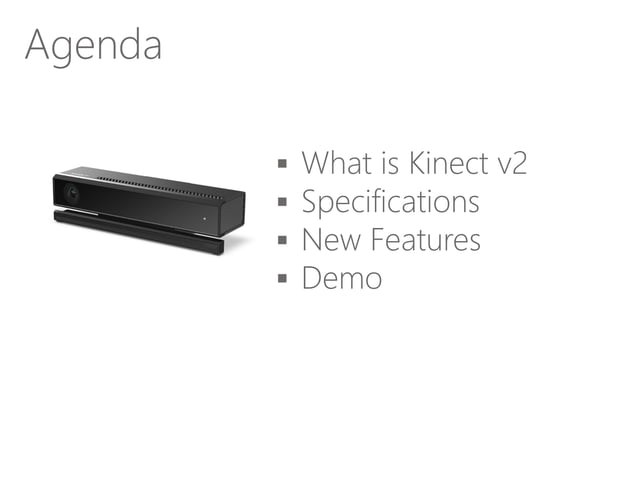 Introduction to Kinect v2 | PDF