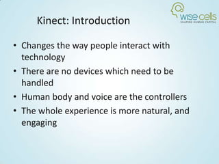 Kinect in education | PPTX