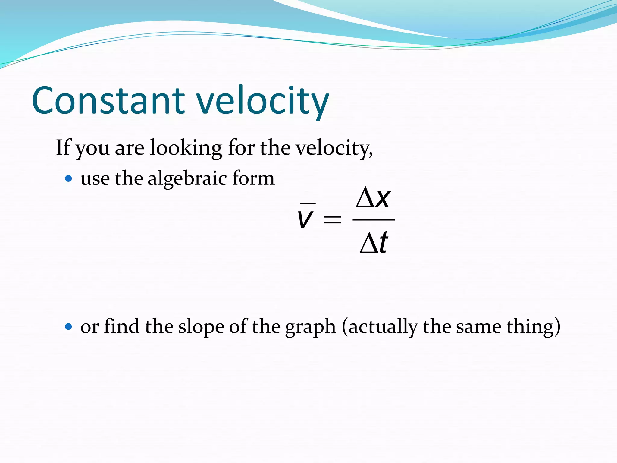 Derivation of Kinematic Equations | PPTX