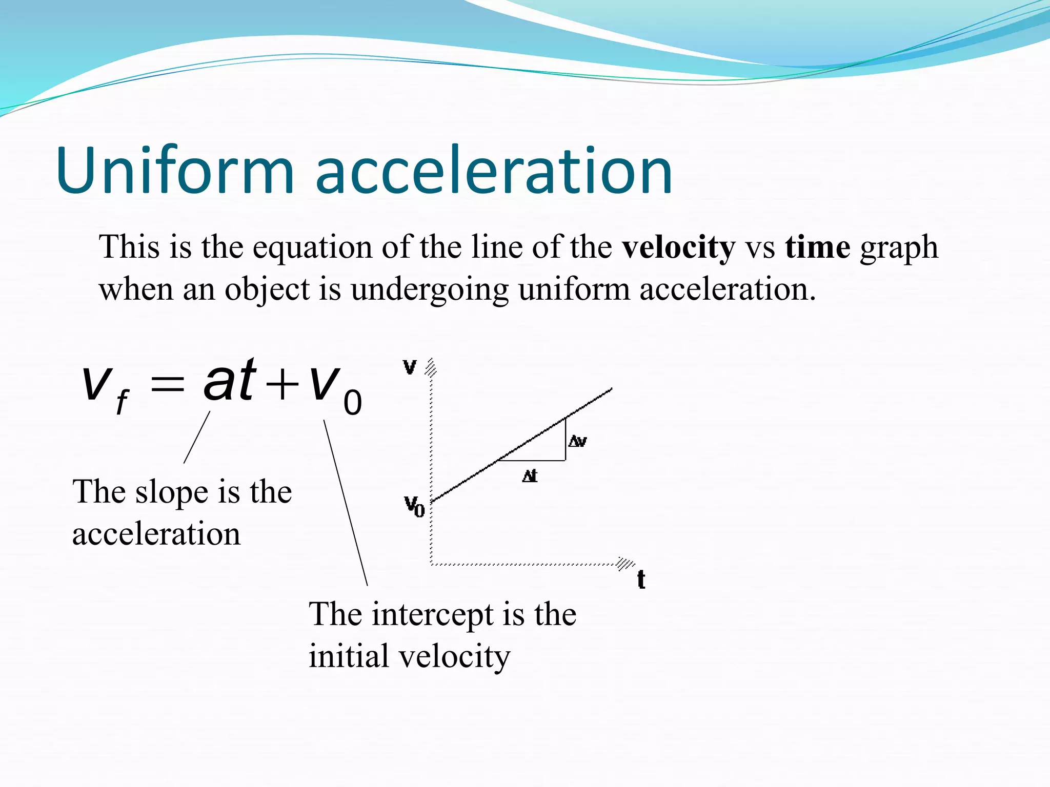 Derivation of Kinematic Equations | PPTX