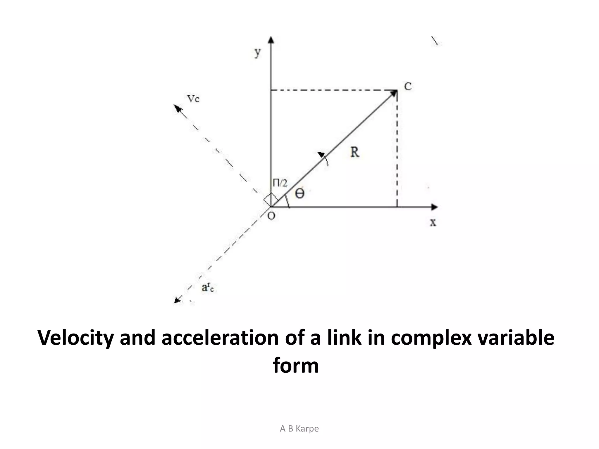 Kinematic analysis of mechanisms analytical methods | PPTX