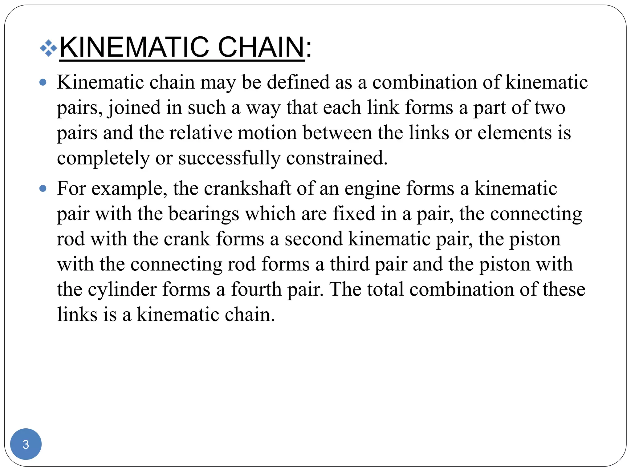 Kinematic chain mechanism inversion_grashoff | PPTX