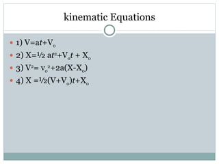 Kinematicequations | PPT