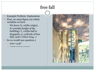 Kinematicequations | PPT