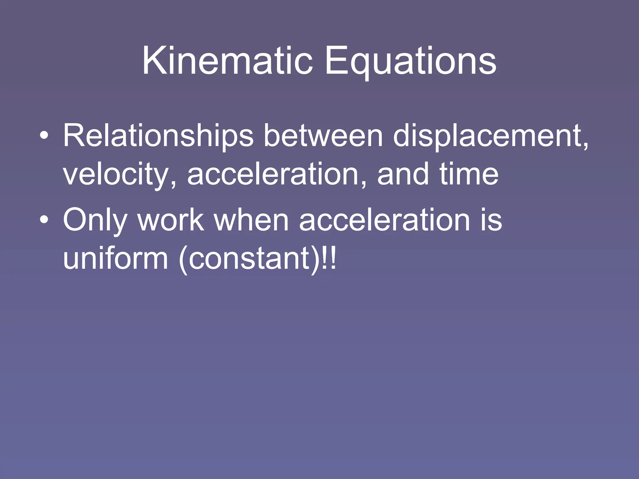 KinematicEquations.ppt