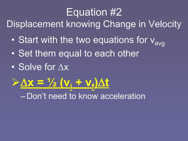 KinematicEquations.ppt