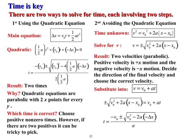 Kinematic equations of motion | PPT | Web Development | Internet