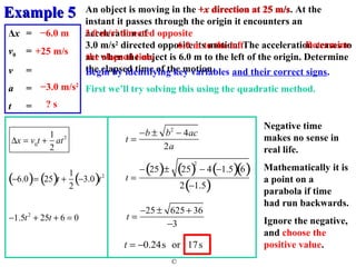 Kinematic equations of motion | PPT