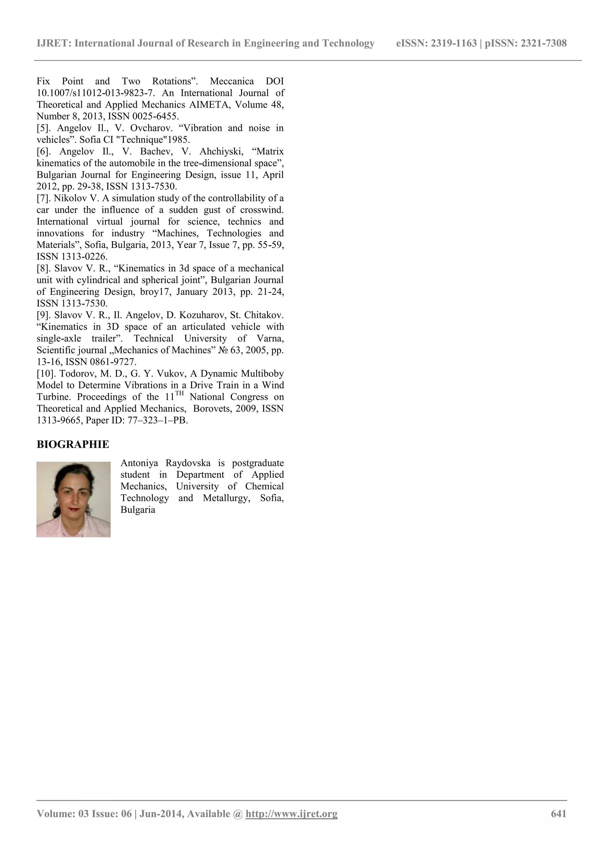 Kinematic model of a car | PDF