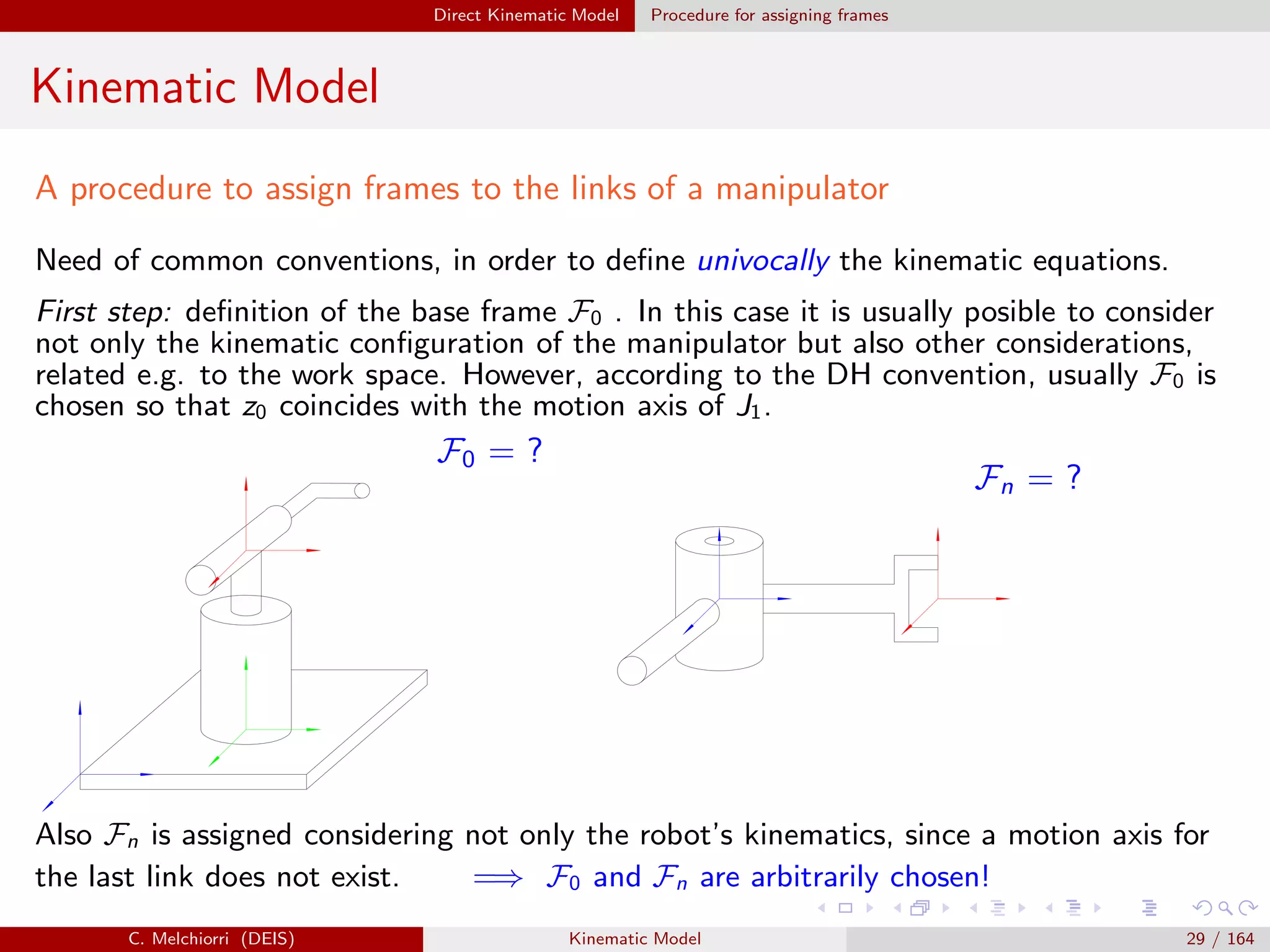 Kinematic modelofrobotmanipulators (1) | PPT