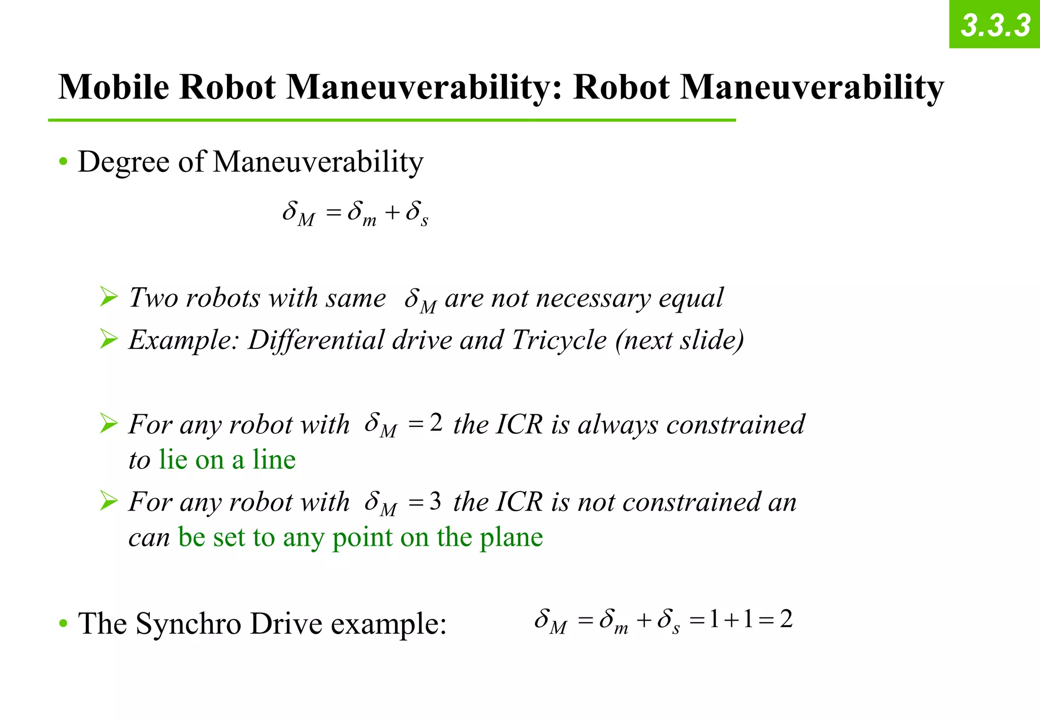 Kinematic models and constraints.ppt