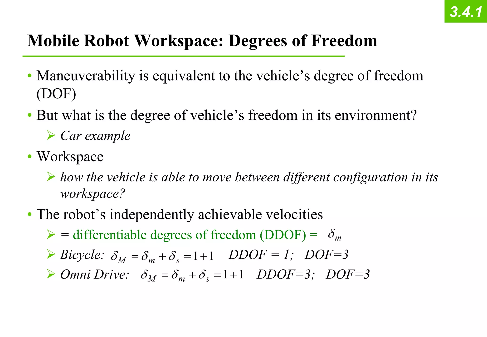 Kinematic models and constraints.ppt
