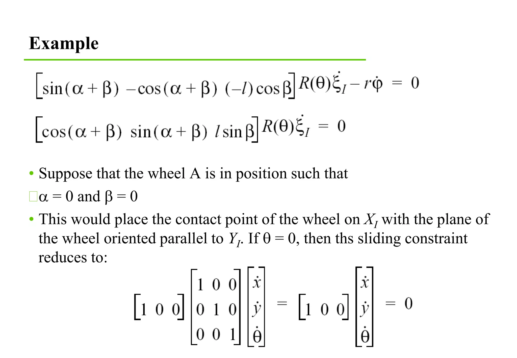 Kinematic models and constraints.ppt