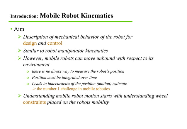 Kinematic models and constraints.ppt