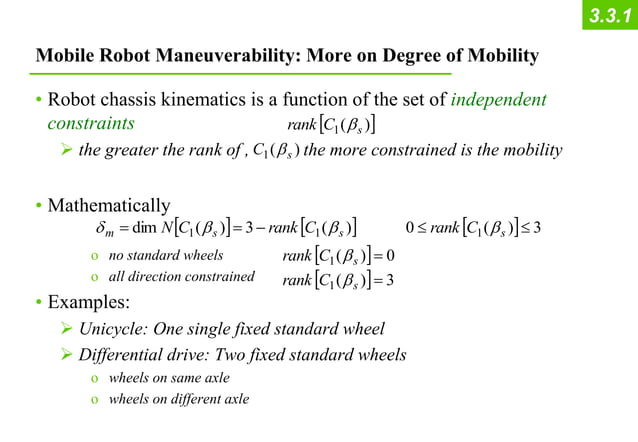 Kinematic models and constraints.ppt