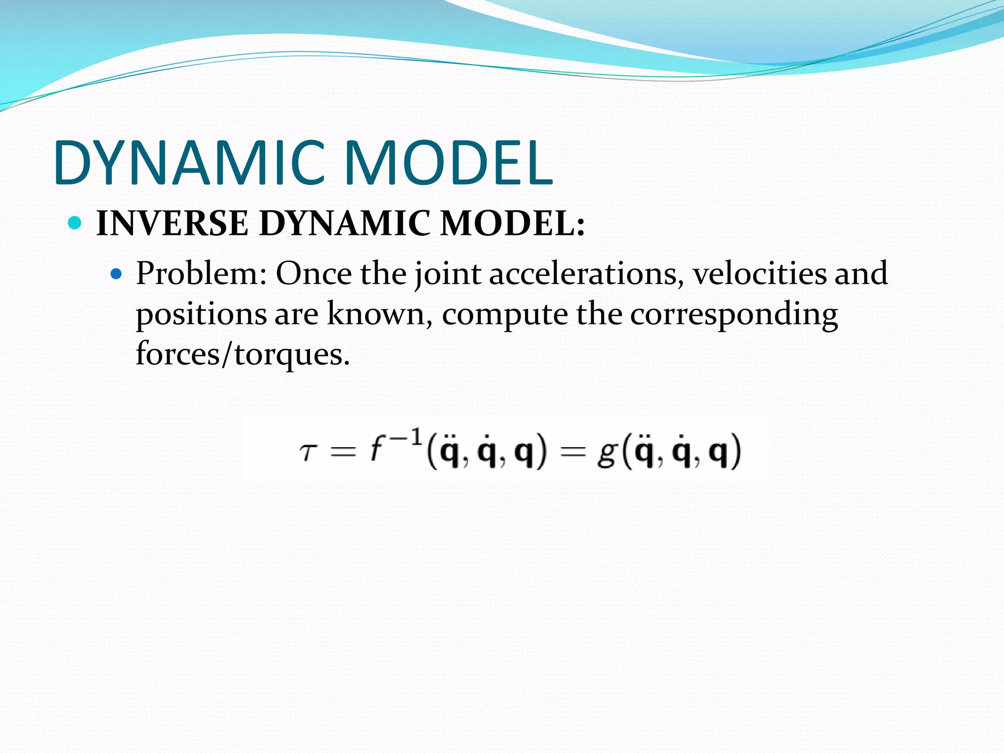 Kinematic Model vs Dynamic Model | PDF