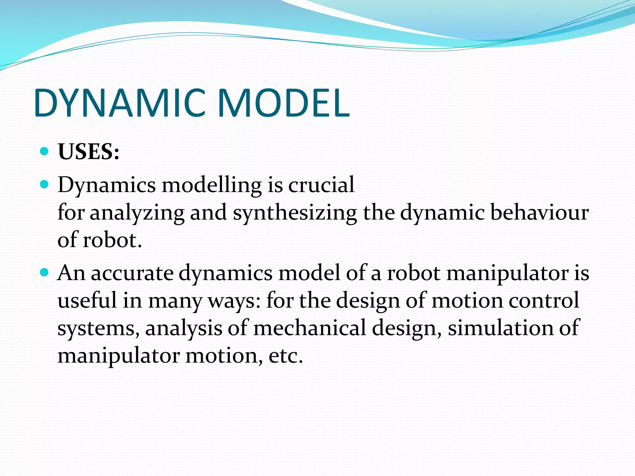 Kinematic Model vs Dynamic Model | PDF