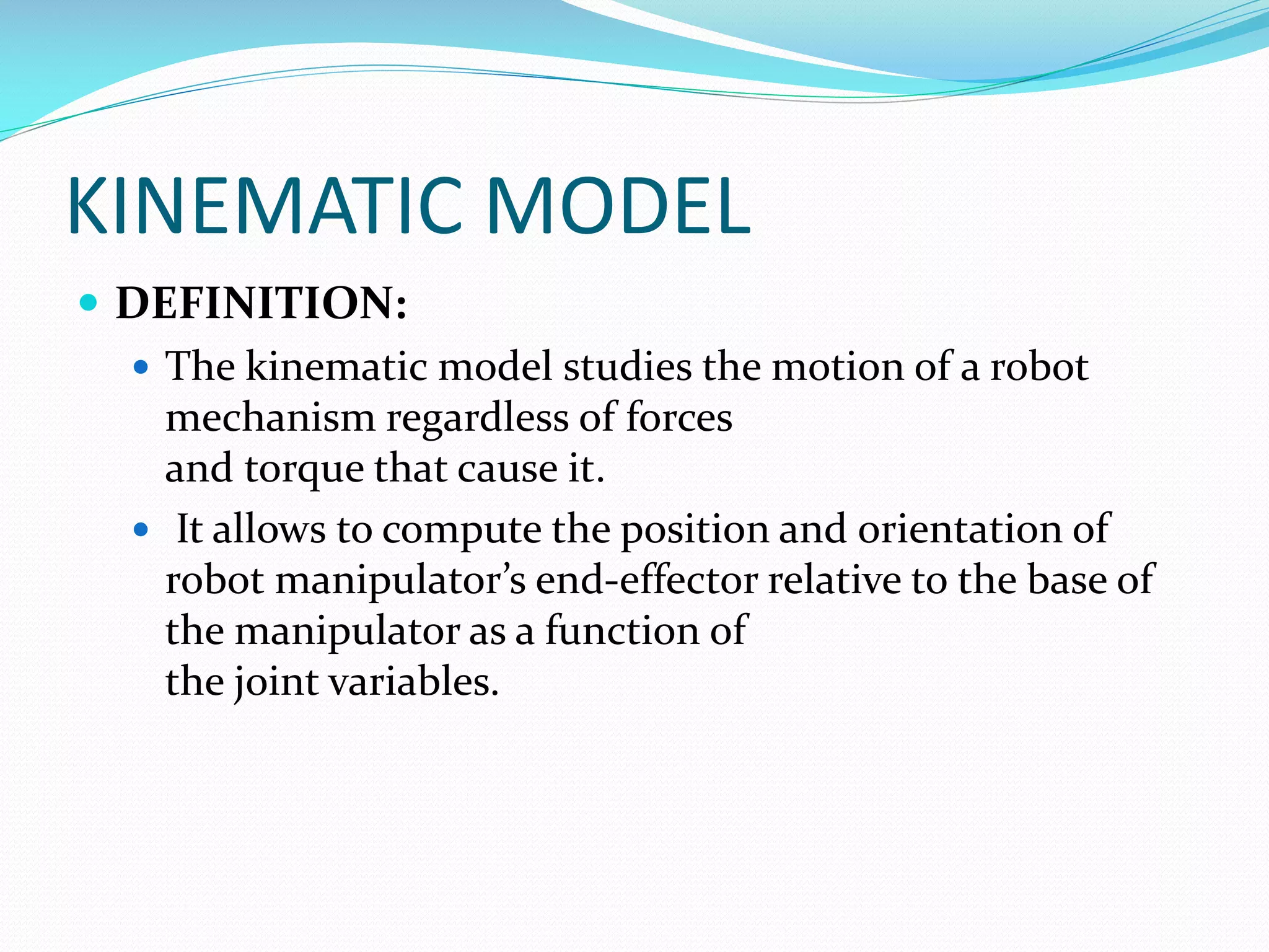 Kinematic Model vs Dynamic Model | PDF