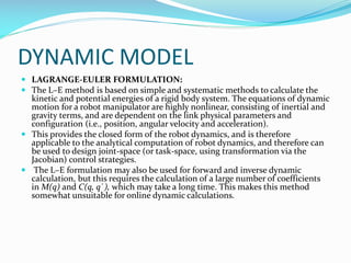 Kinematic Model vs Dynamic Model | PDF