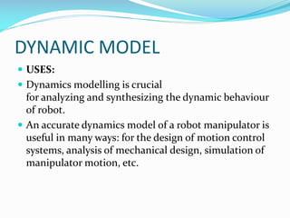Kinematic Model vs Dynamic Model | PDF