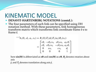 Kinematic Model vs Dynamic Model | PDF
