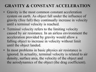Kinematics - The Study of Motion | PPSX