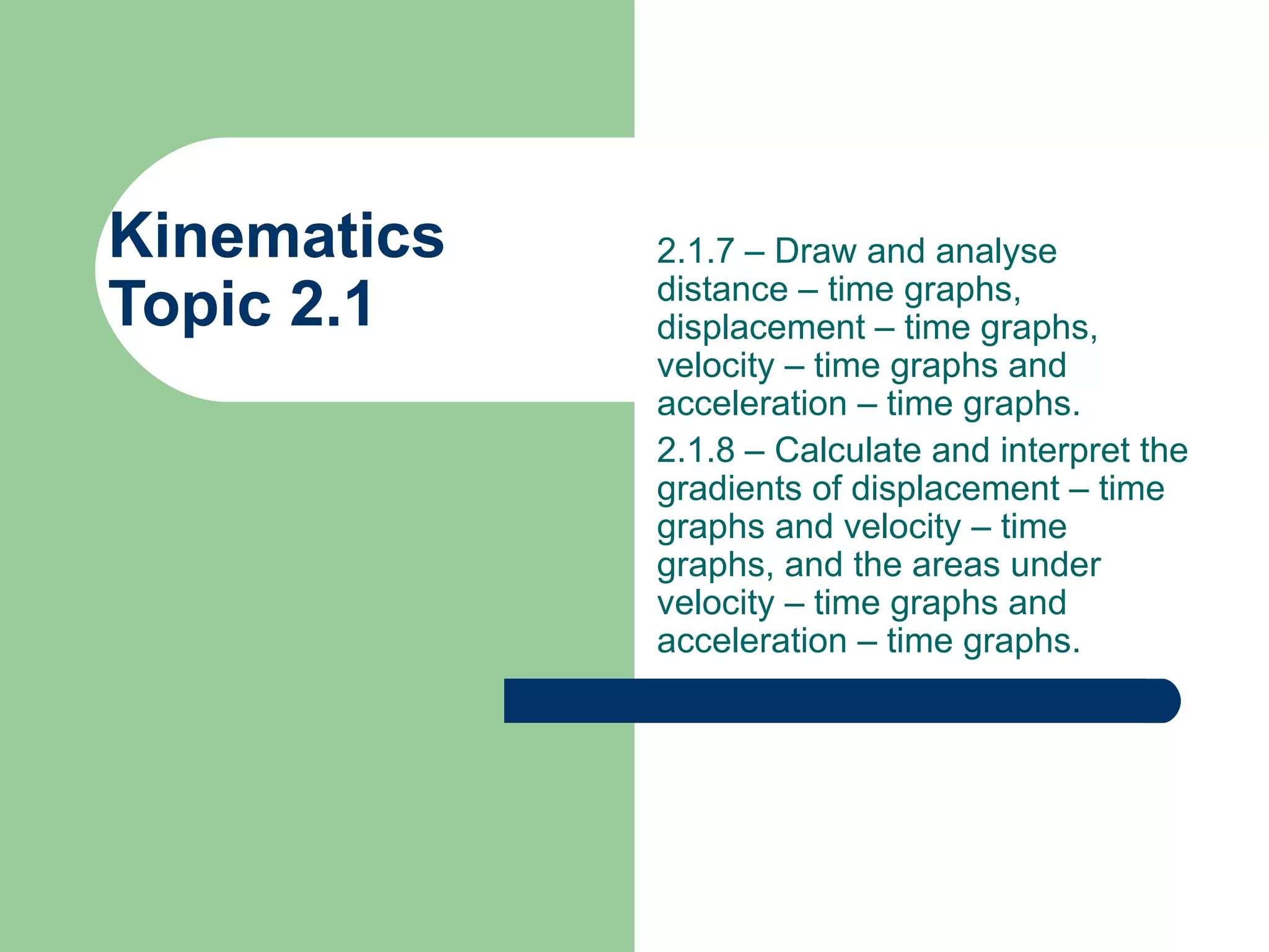 Kinematics | PPT