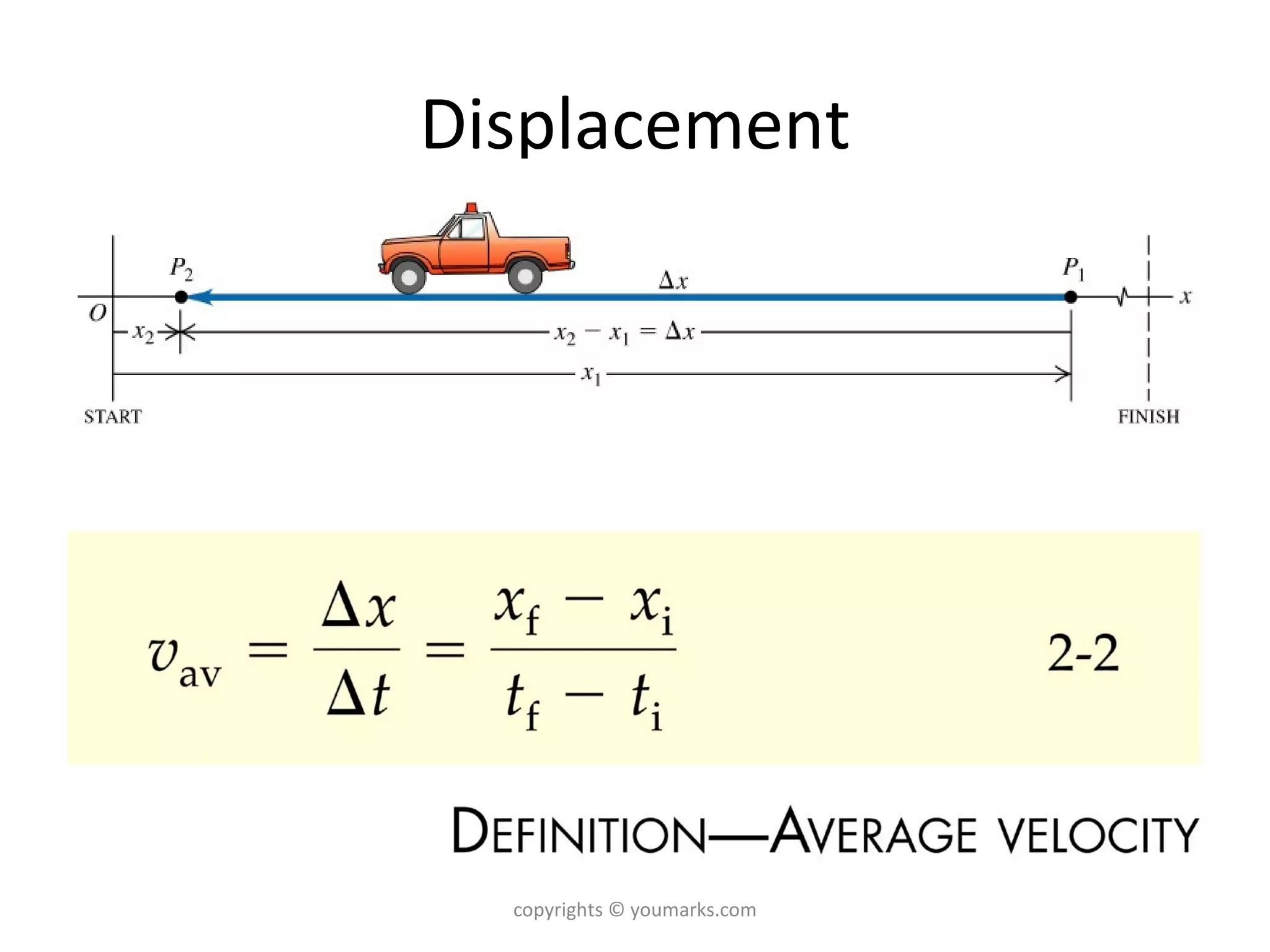 Kinematics: motion in 1 D | PPT