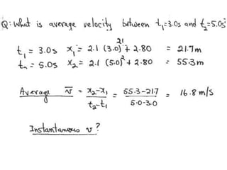 Kinematics | PPTX | Physics | Science