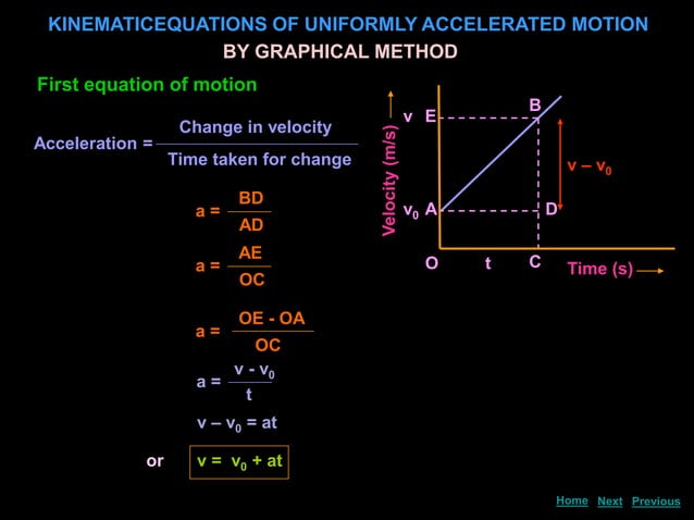 Motion in One Dimension - Kinematics ppt | PPT | Geography | Science