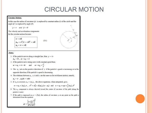 Kinematics in Engineering Mechanics | PPTX | Physics | Science