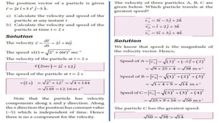 KINEMATICS - UNIT 2 - XI TH STANDARD | PDF