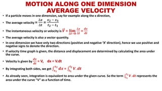 KINEMATICS - UNIT 2 - XI TH STANDARD | PDF