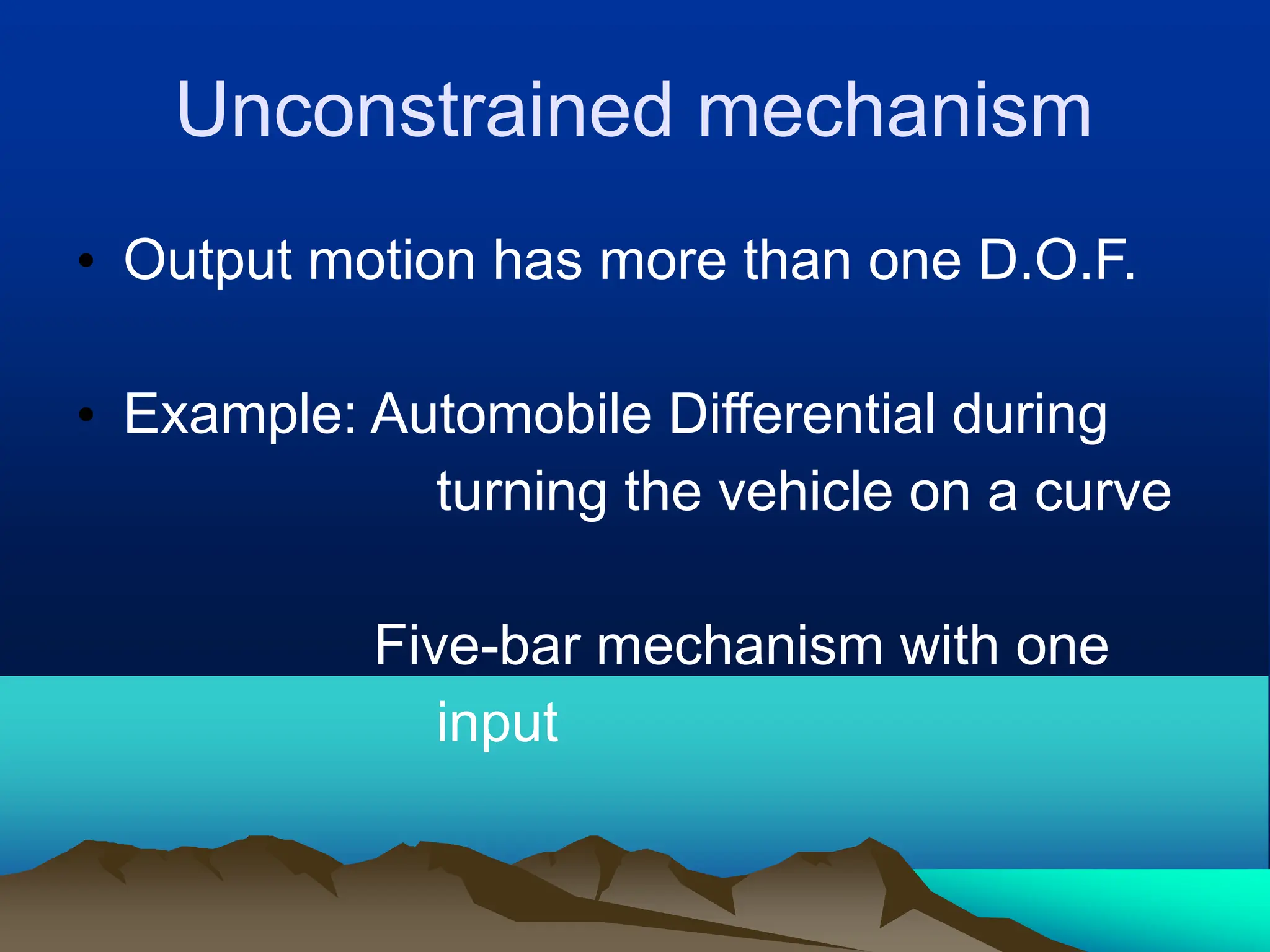 kinematics.ppt kdm tom kinematics of machines | PPT