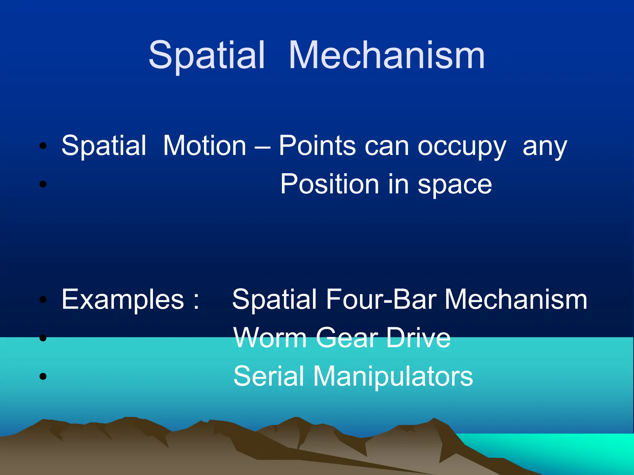kinematics.ppt kdm tom kinematics of machines | PPT