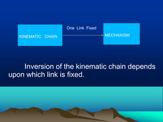 kinematics.ppt kdm tom kinematics of machines | PPT
